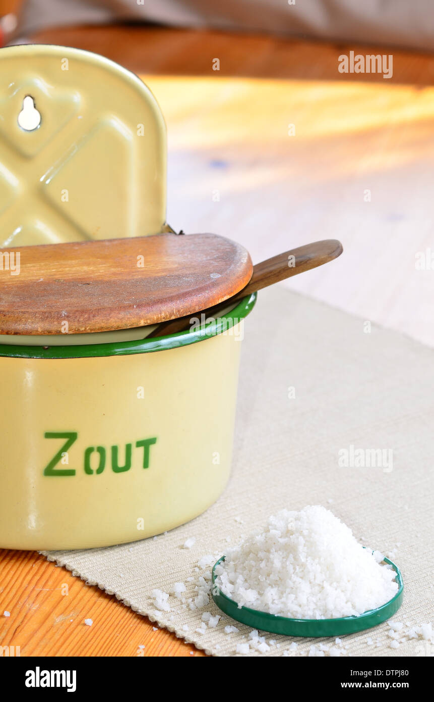 Salt pot hi-res stock photography and images - Alamy