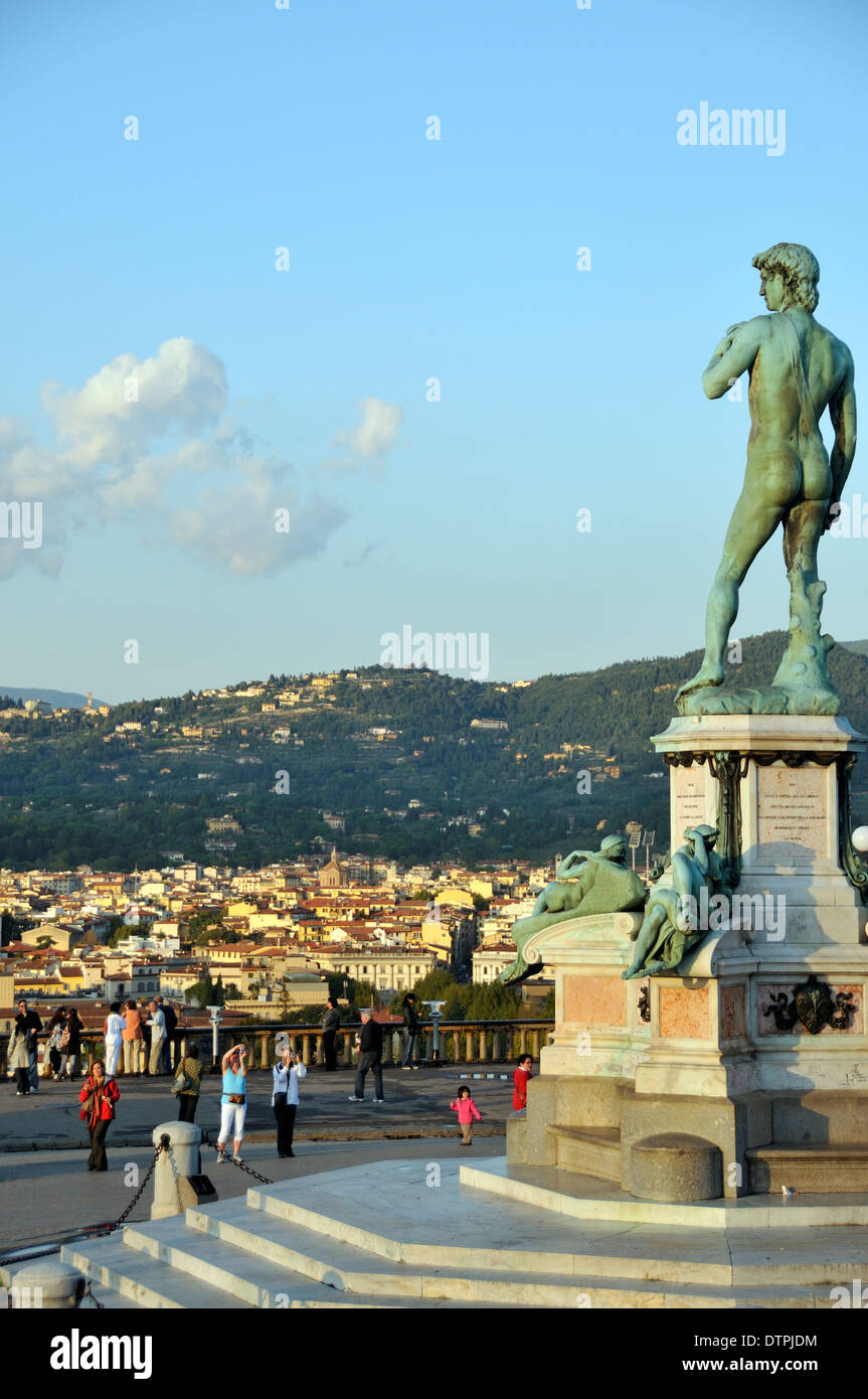 Tourists photographing "The David" Statue in Florence, Italy Stock ...