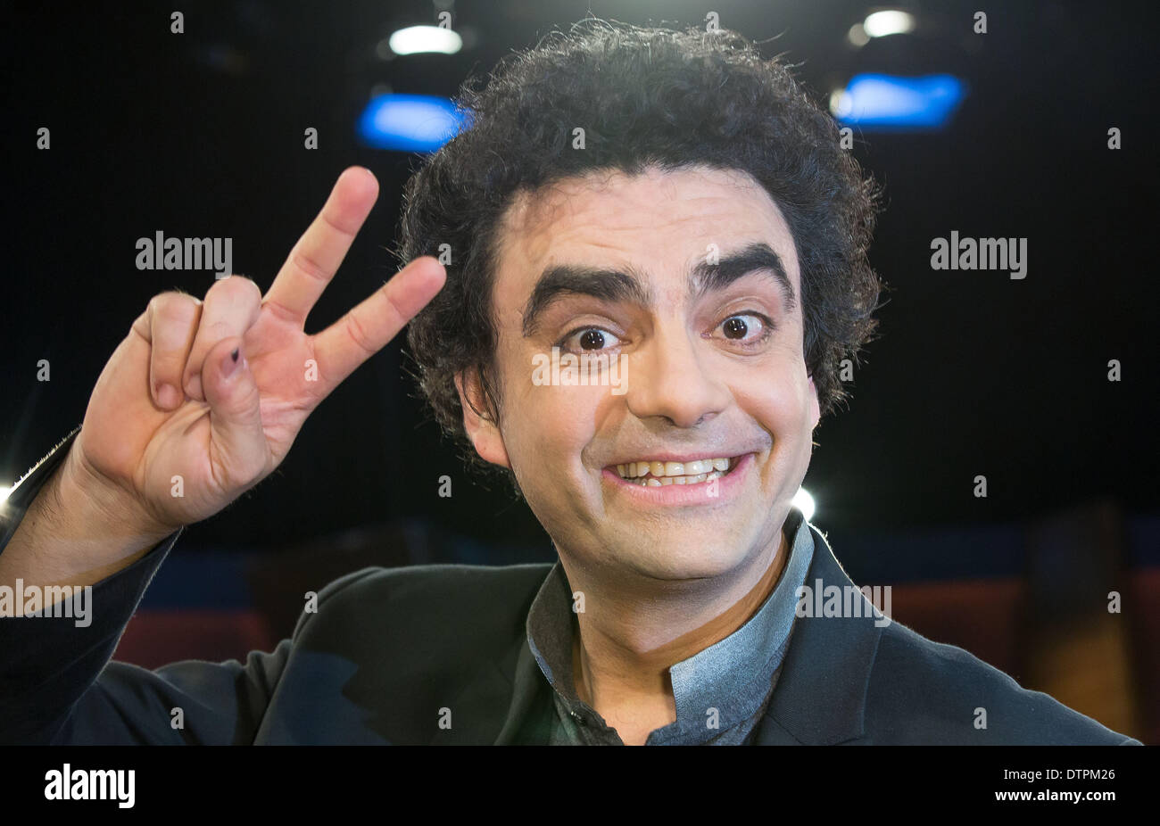 Hamburg, Germany. 21st Feb, 2014. French-Mexican opera singer Rolando ...