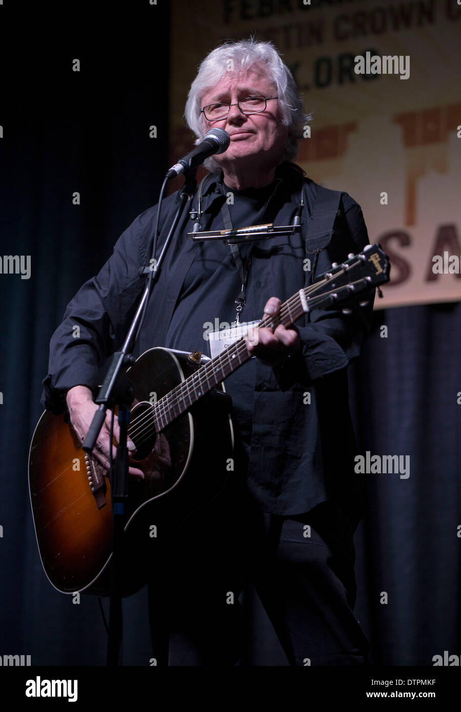 Kansas City, Missouri, USA. 21st Feb, 2014. CHIP TAYLOR performs at the ...