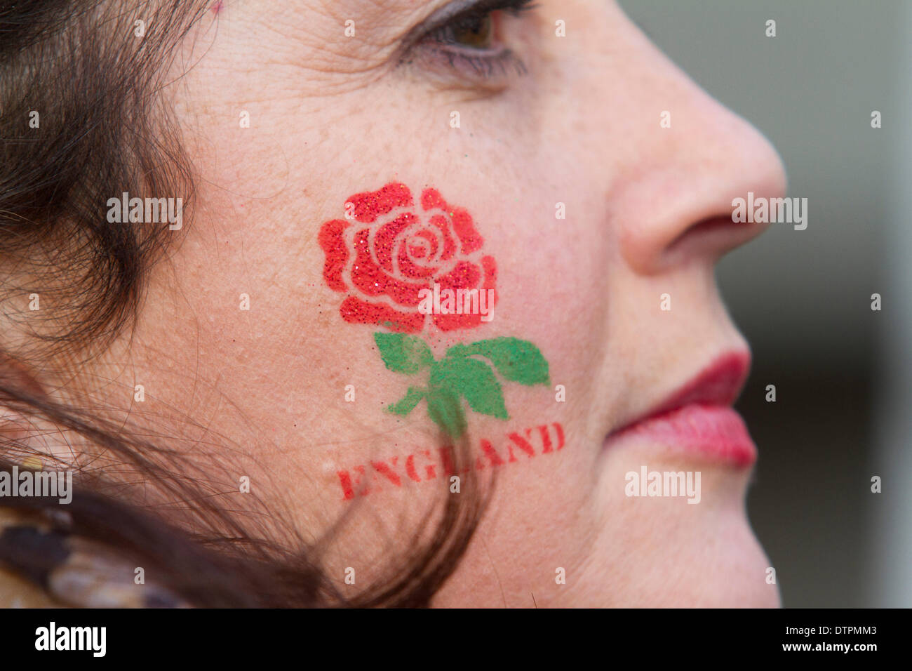 Rugby rose fan hi-res stock photography and images - Alamy