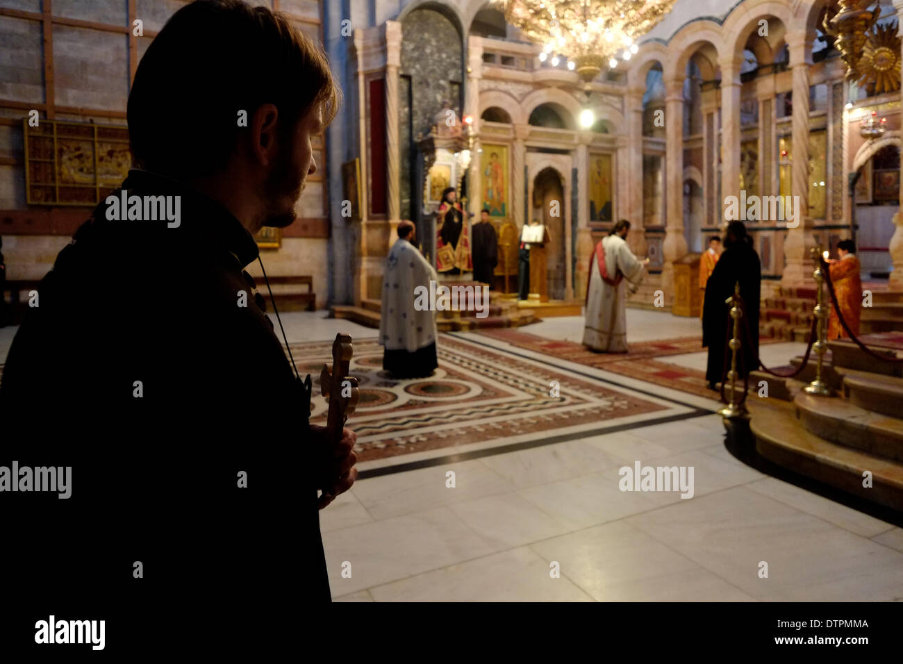 Procession greek orthodox priests church hi-res stock photography and ...
