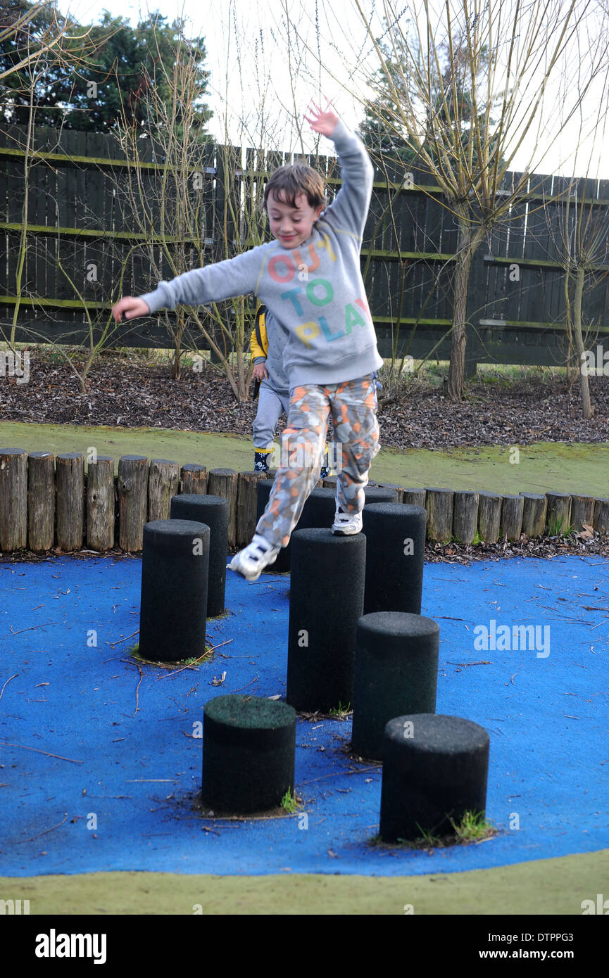 9 year olds in playground hi-res stock photography and images - Alamy