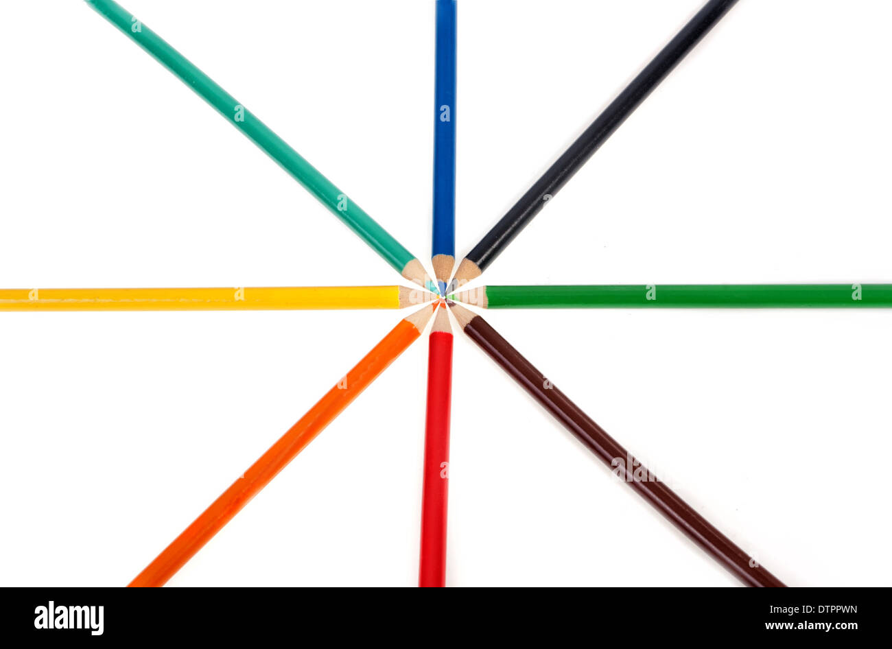 Eight Pencils High Resolution Stock Photography and Images - Alamy