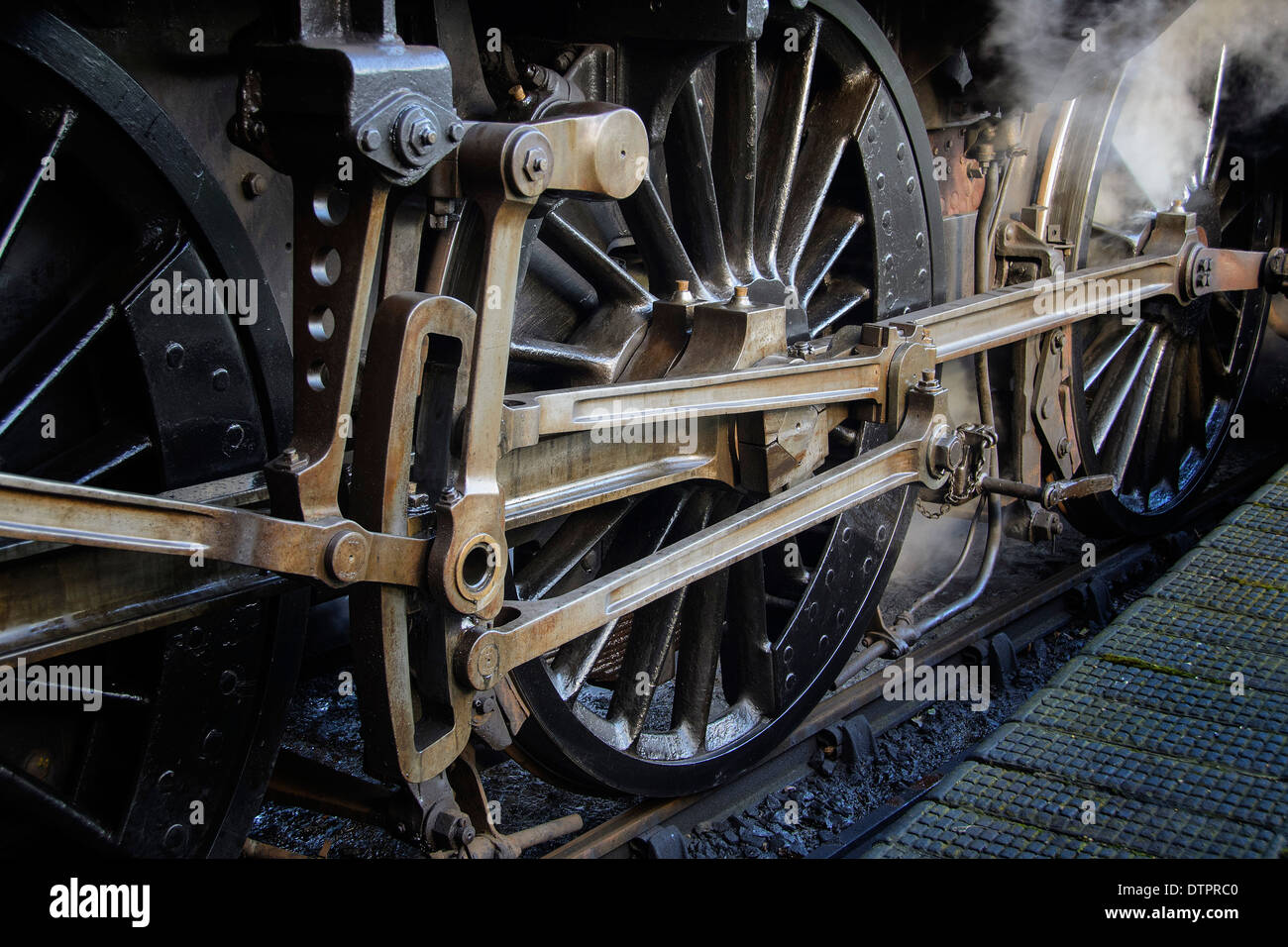Steam Locomotive on the North Norfolk Railway "Poppy Line Stock Photo ...