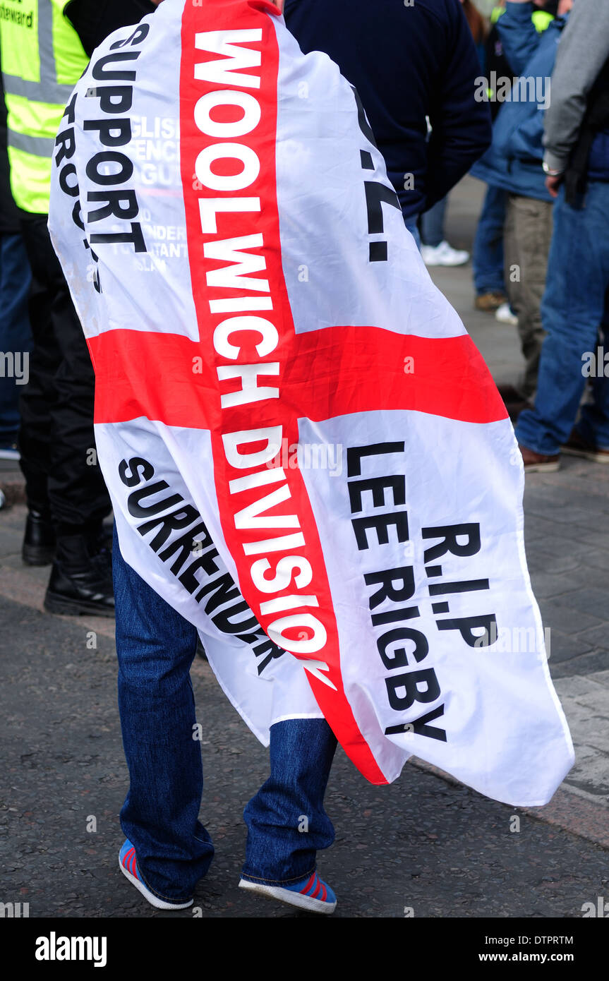 English Defence League,Grantham ,Lincolnshire,UK Stock Photo - Alamy