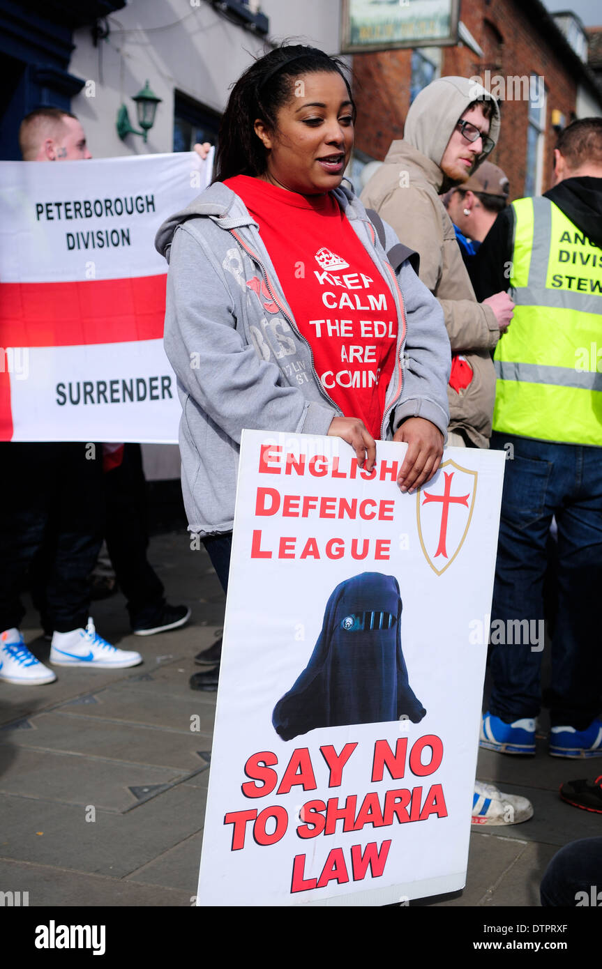 English Defence League,Grantham ,Lincolnshire,UK Stock Photo - Alamy