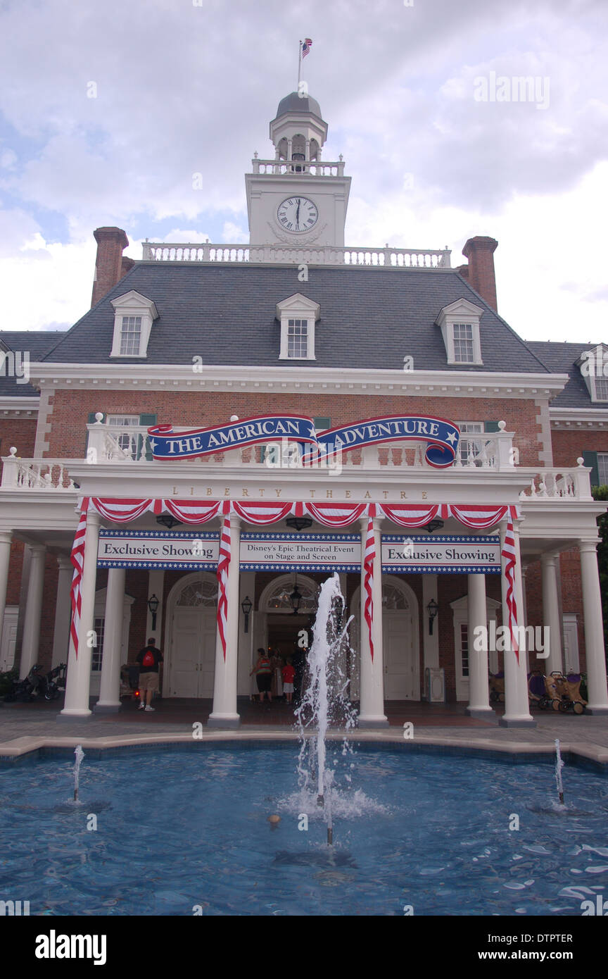 American pavilion epcot show walt disney world hi-res stock photography ...
