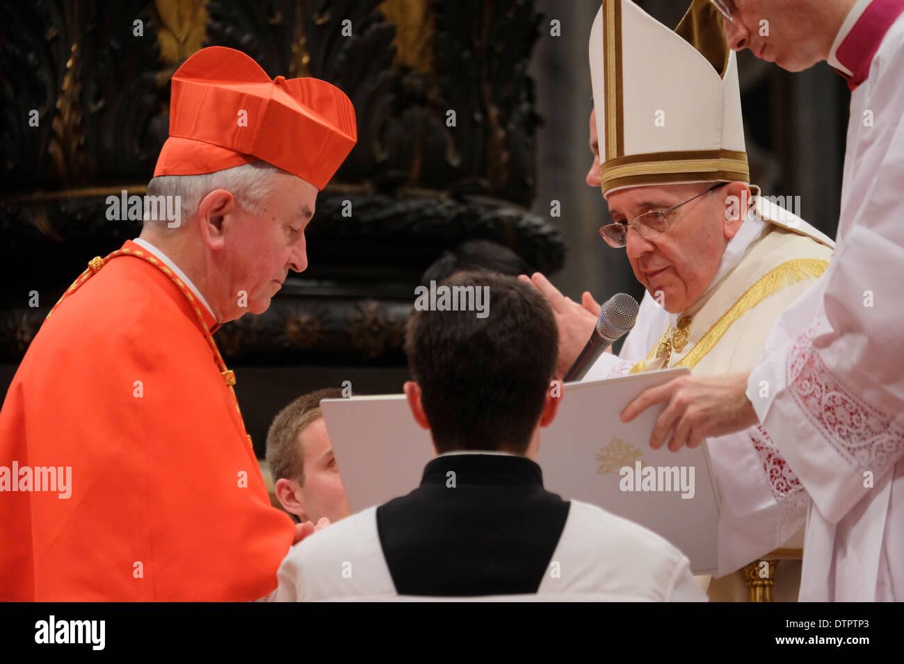 St Peter's Basilica, The Vatican. 22nd Feb, 2014. Photo of the ...