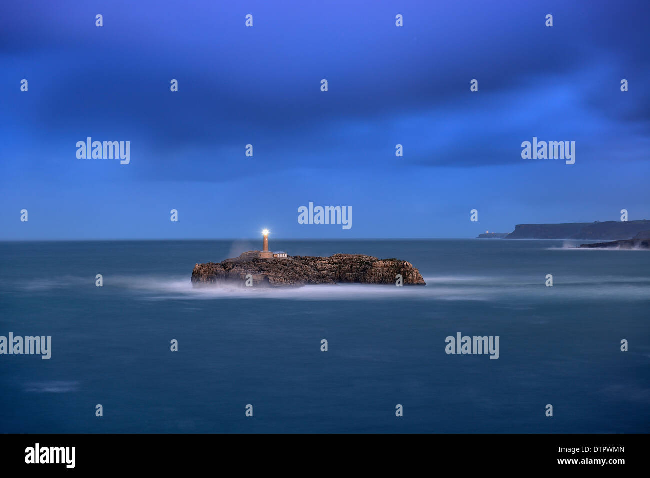 Lighthouse at the mouro island hi-res stock photography and images - Alamy