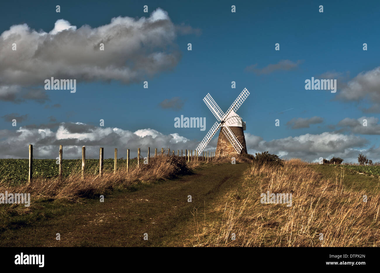 The Halnaker Windmill, Halnaker, Chichester, West Sussex, England, Uk ...