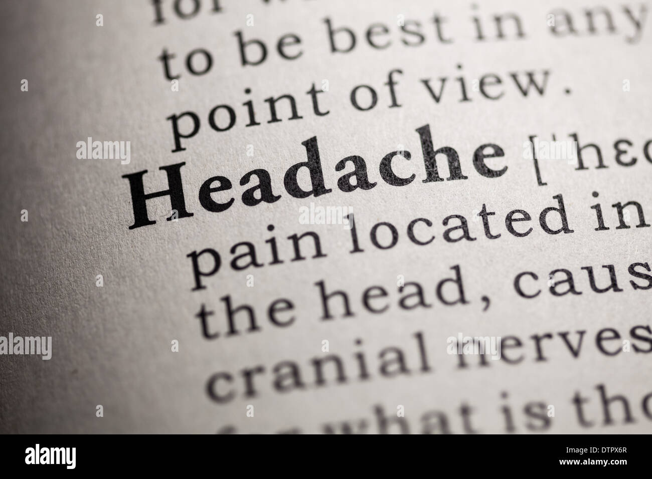 Headache word hi-res stock photography and images - Alamy