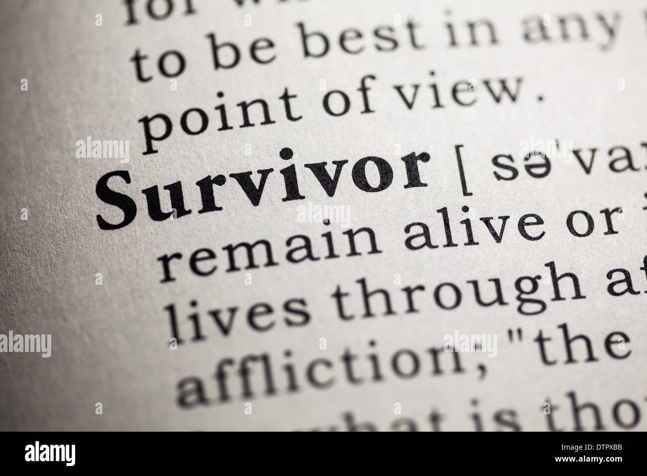 Survivor hi-res stock photography and images - Alamy