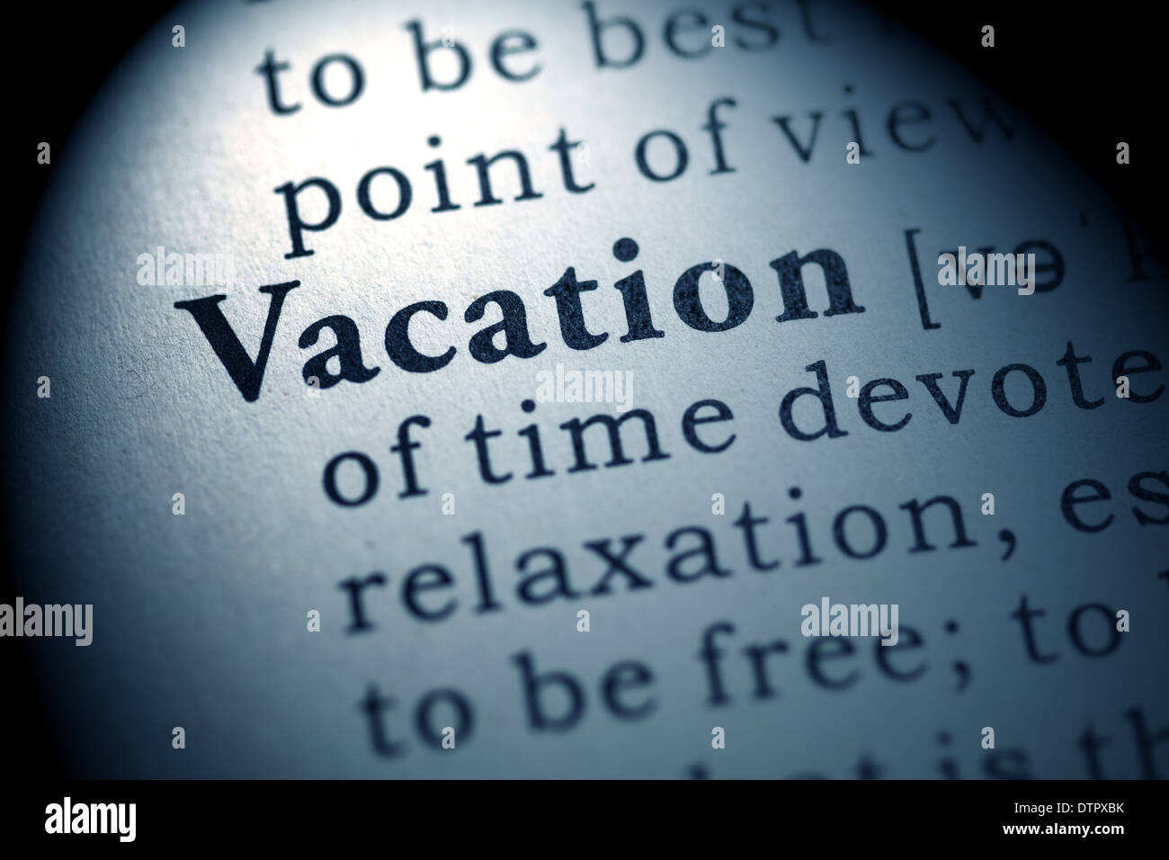 Fake Dictionary Dictionary Definition Of The Word Vacation Stock Photo fake-dictionary-dictionary-definition-of-the-word-vacation-stock-photo