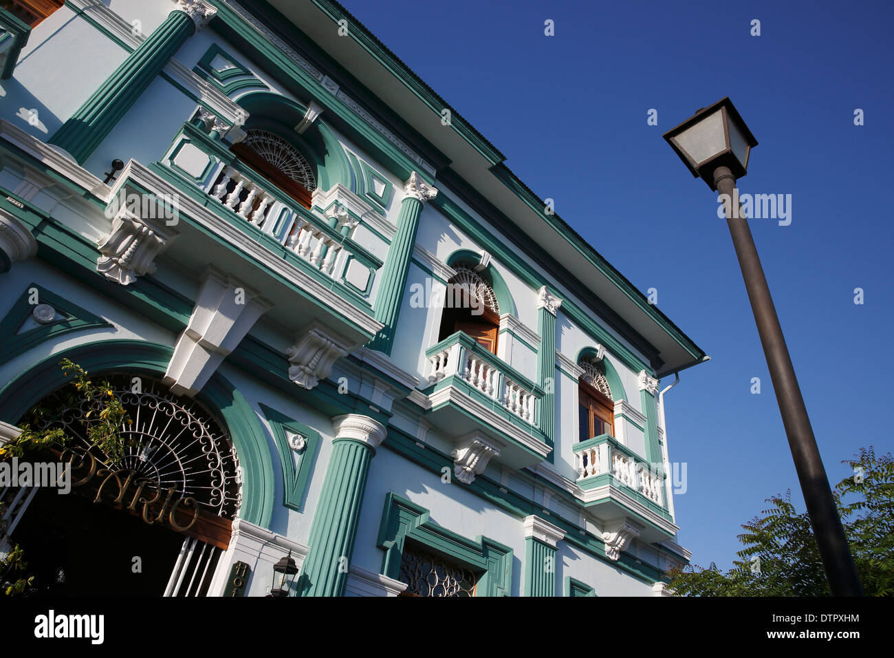 Restored colonial building, Granada Nicaragua Stock Photo - Alamy