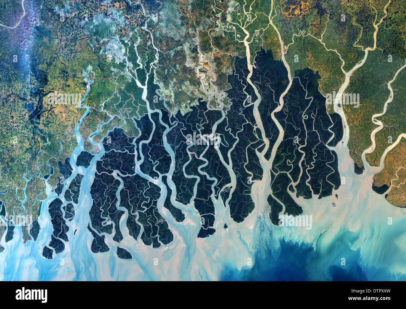 Stretching across part of Bangladesh and southeastern India, the ...