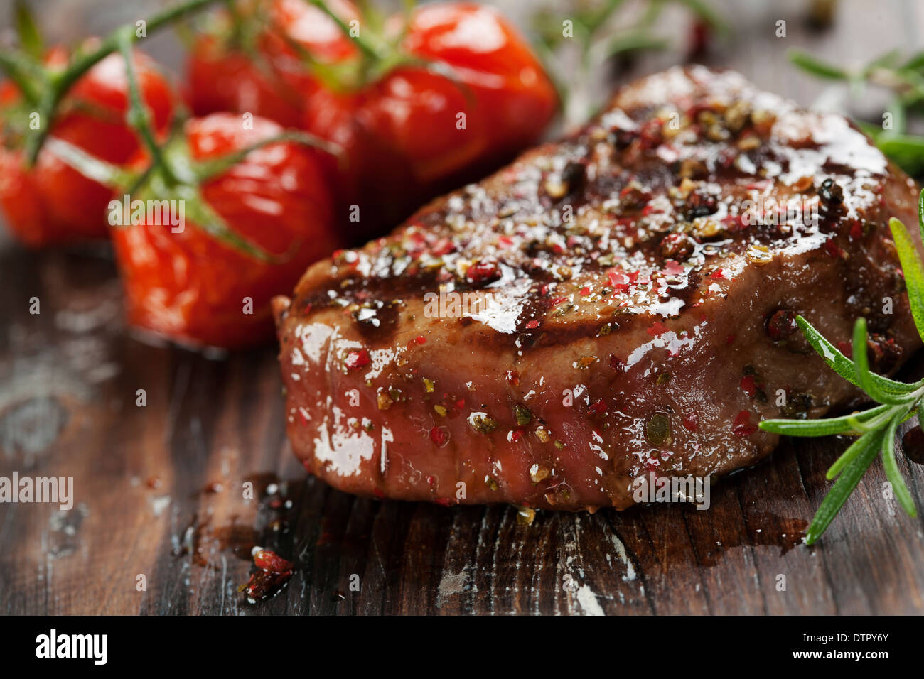 tenderloin fillet with pepper Stock Photo - Alamy