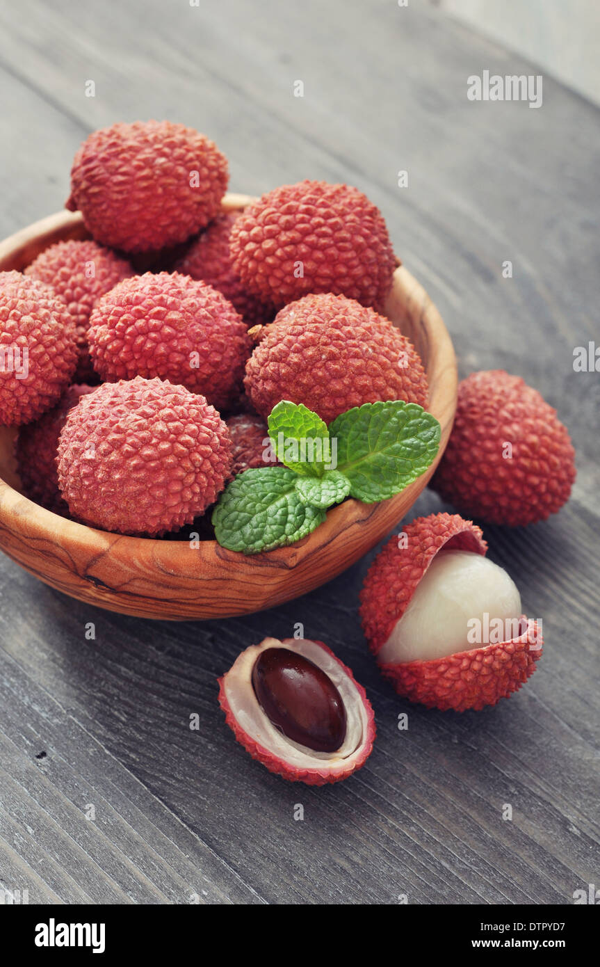 Fresh tropical fruit lychee hi-res stock photography and images - Alamy