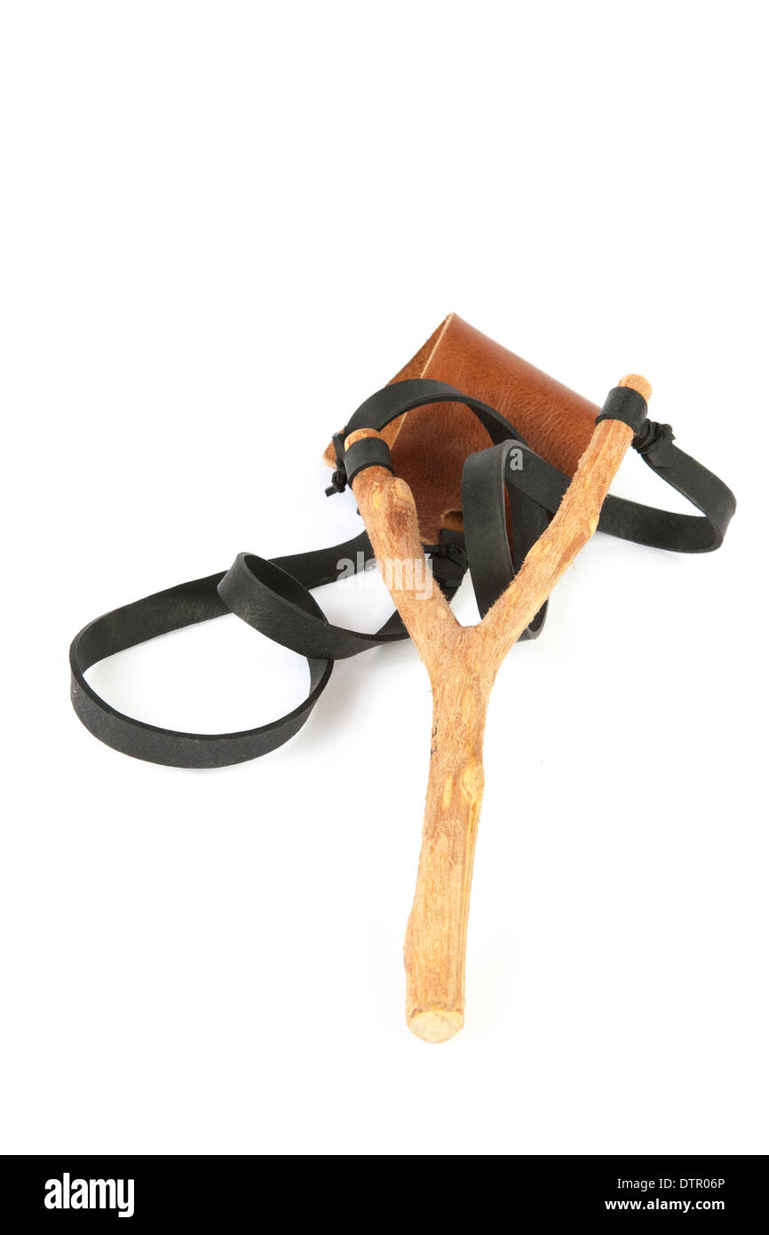 slingshot on white background Stock Photo - Alamy