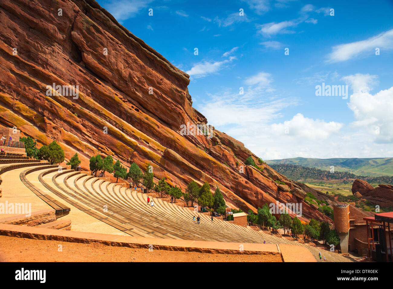DENVER-COLORADO: July 21, 2012: Red Rocks Amphitheater.Famous Historic ...