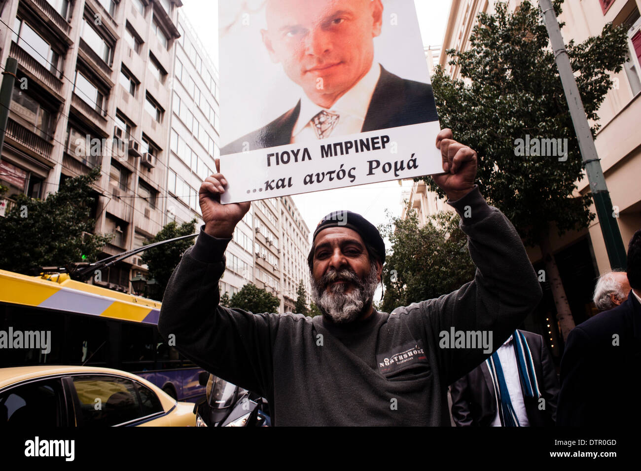 Athens, Greece. 21st Feb, 2014. Greek Roma community marched in ...