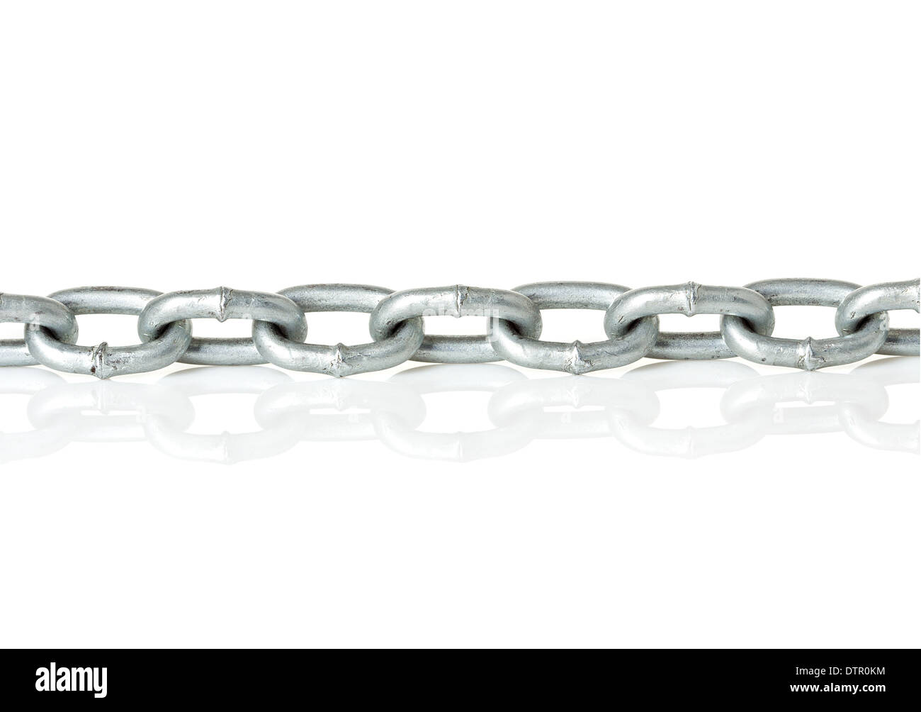 Metal chain isolated on white Stock Photo - Alamy