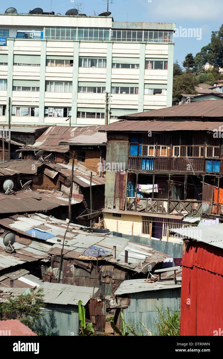 Ethiopia slum ethiopian hi-res stock photography and images - Alamy
