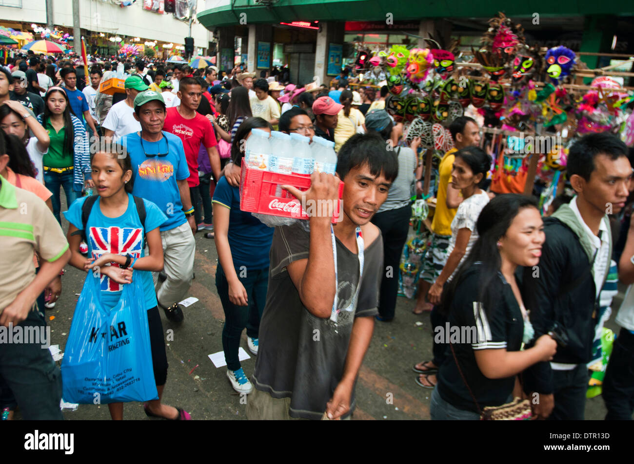 crowds at the Sinulog festival, Cebu, Philippines Stock Photo - Alamy