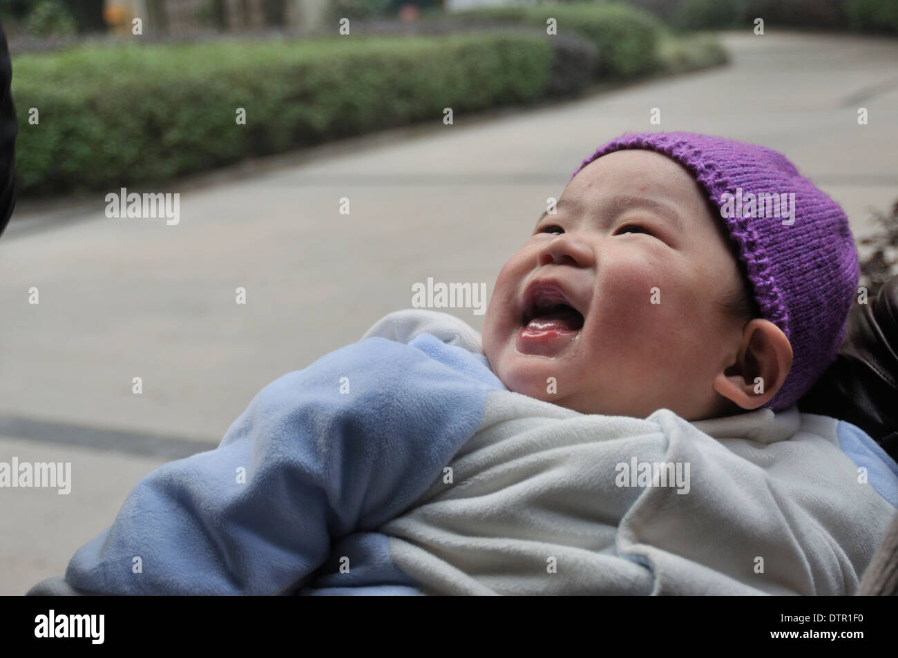 smiling chinese baby Stock Photo - Alamy