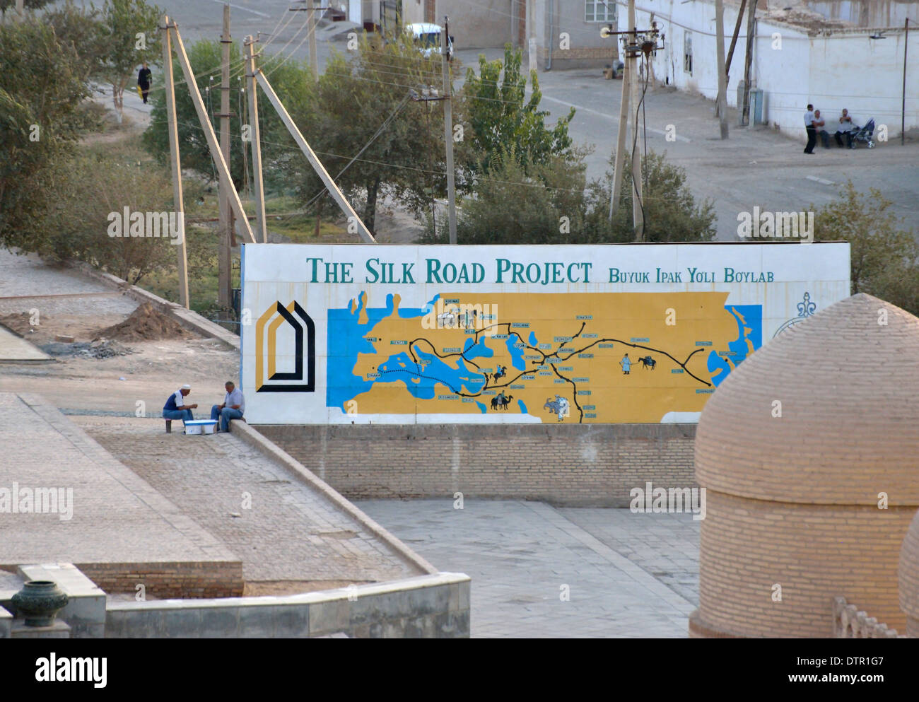 Silk road map hi-res stock photography and images - Alamy