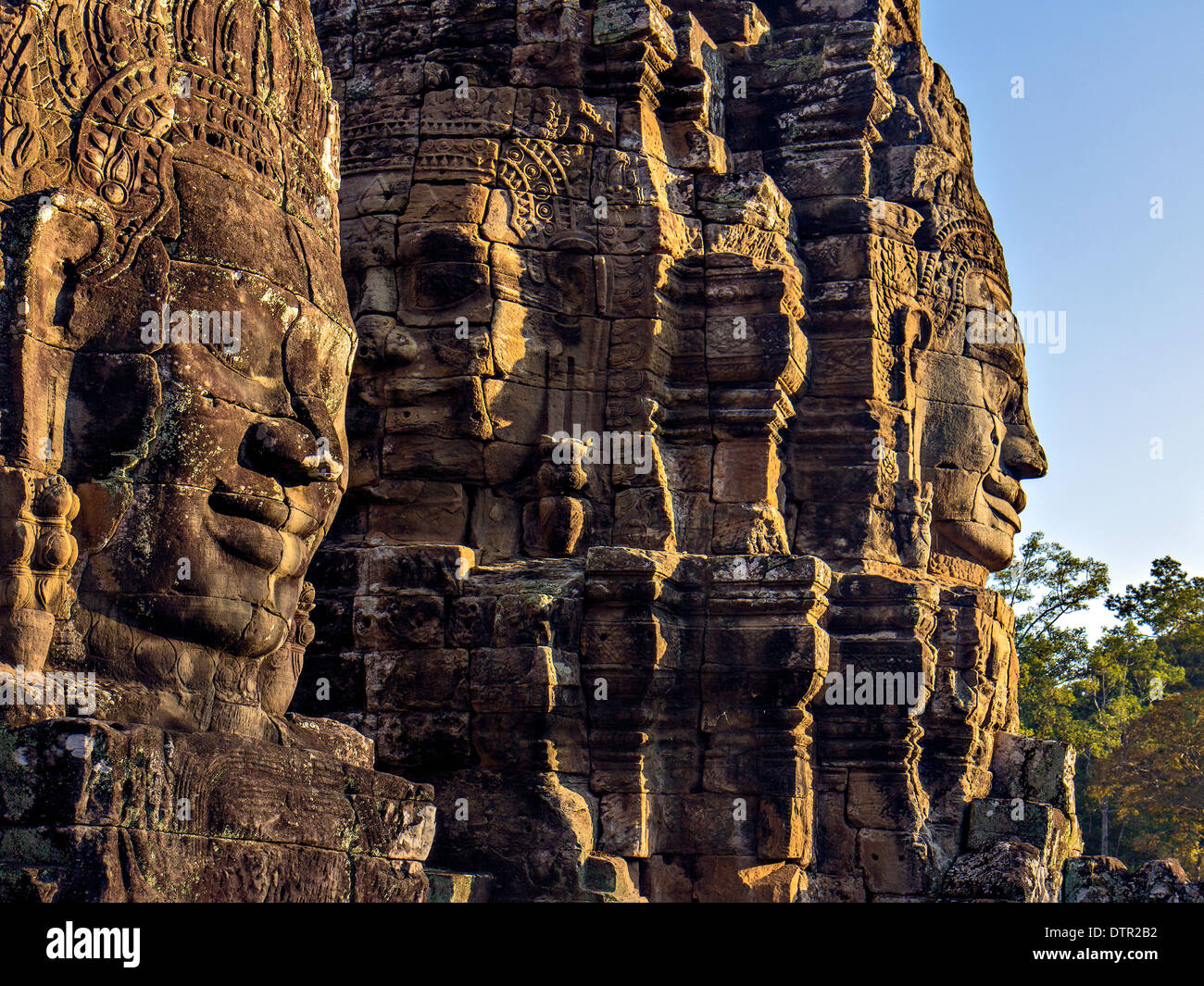 Bayon Faces 3 Stock Photo - Alamy
