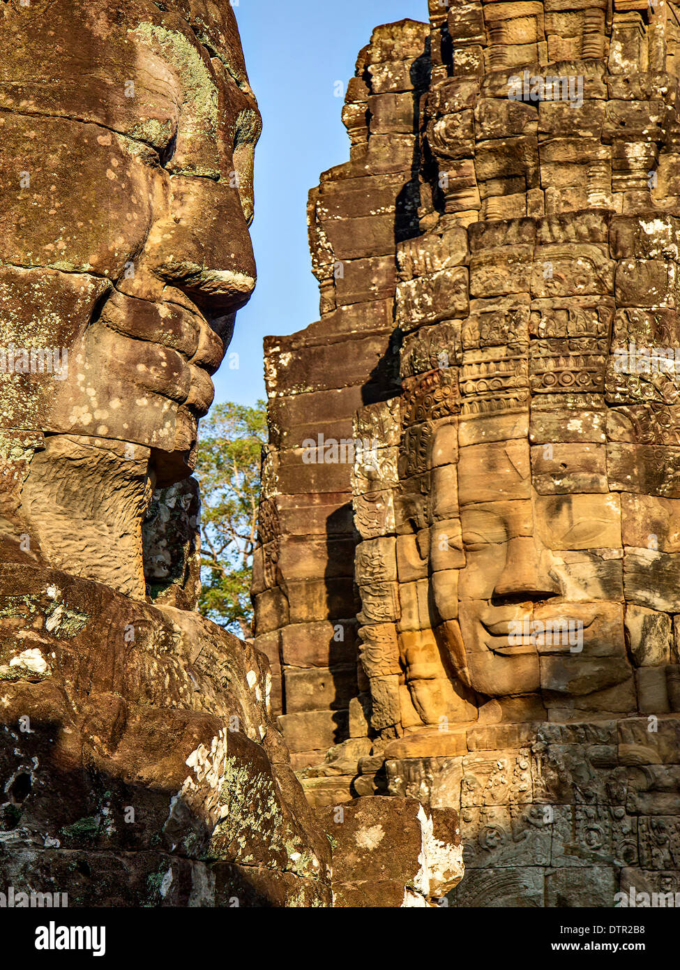 Bayon Faces 2 Stock Photo - Alamy