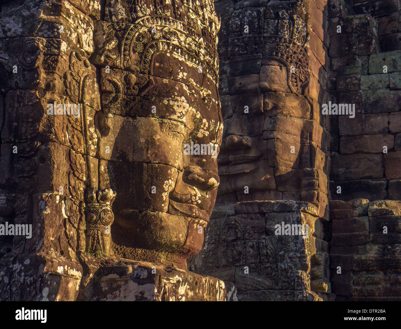 Bayon Faces 1 Stock Photo - Alamy