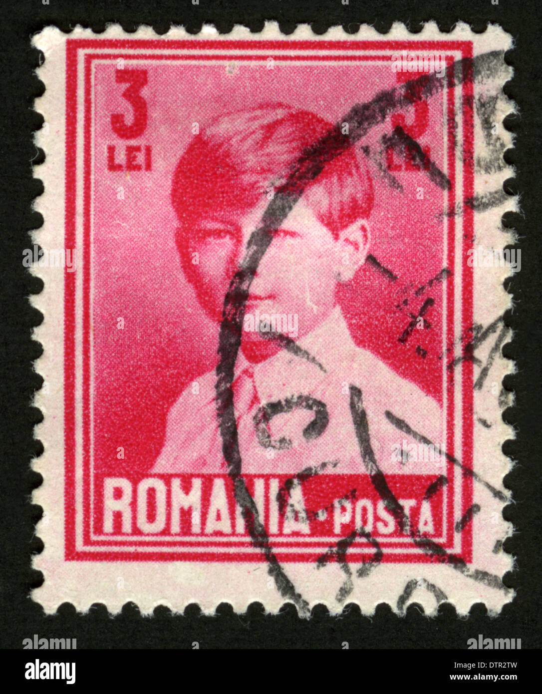 Romanian postage stamp hi-res stock photography and images - Alamy