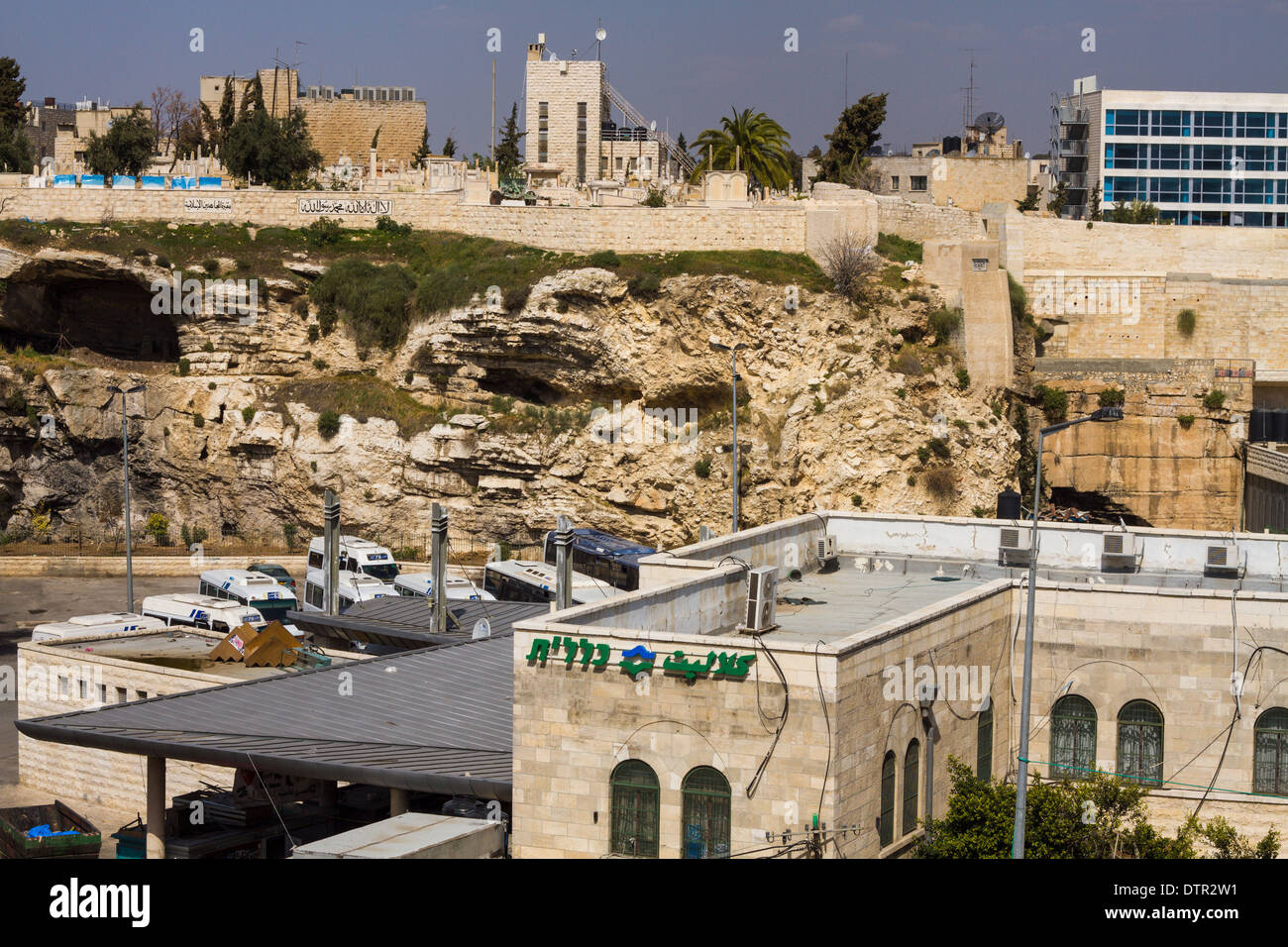 Garden Tomb in Jerusalem, one of two sites proposed as the place of ...