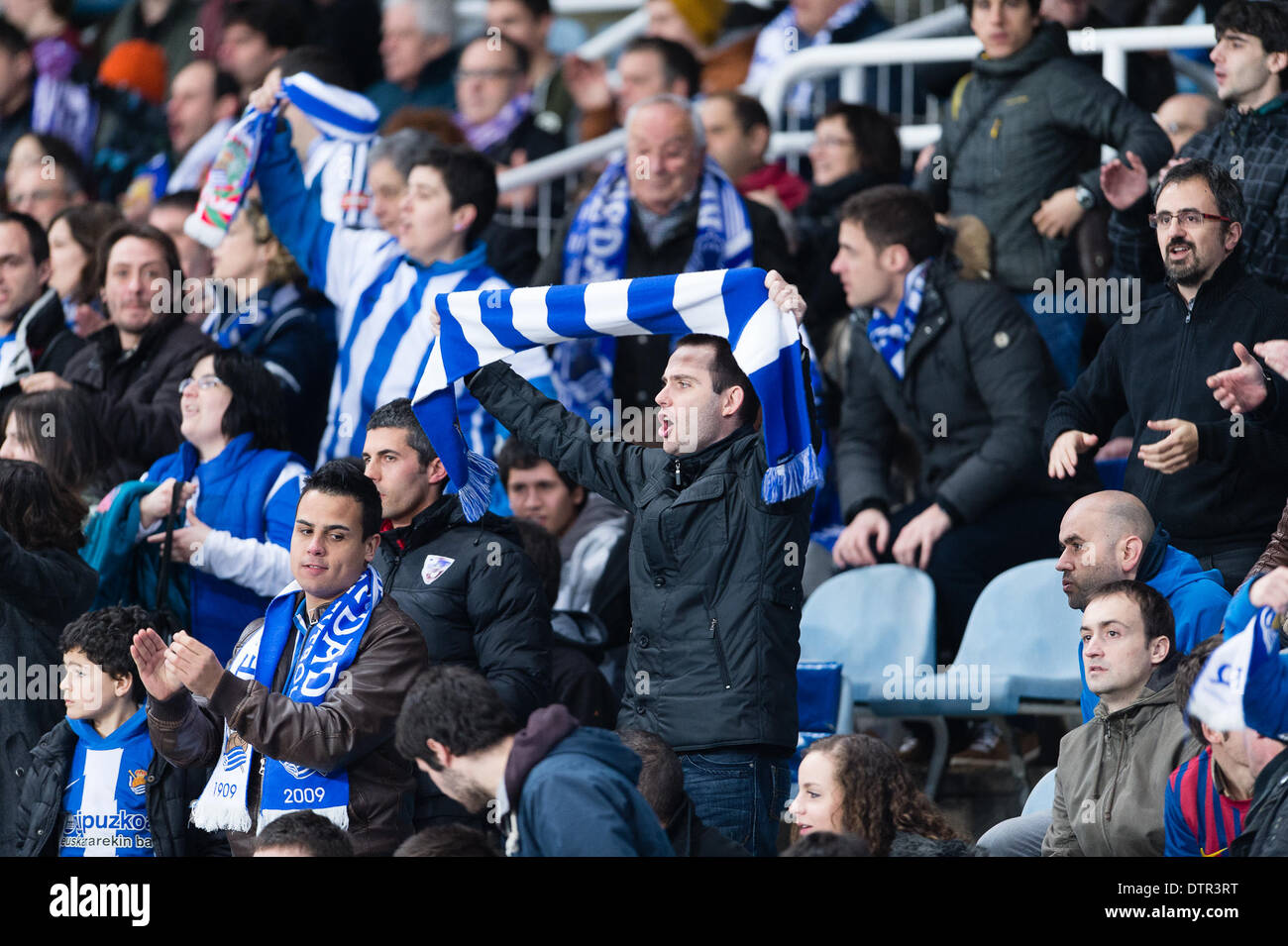 Supporters real sociedad hi-res stock photography and images - Alamy