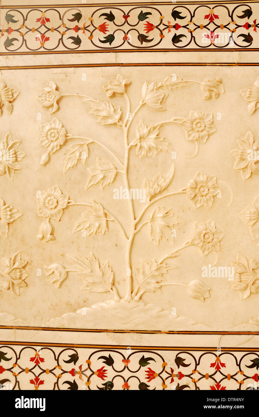 Mughal flower pattern hi-res stock photography and images - Alamy