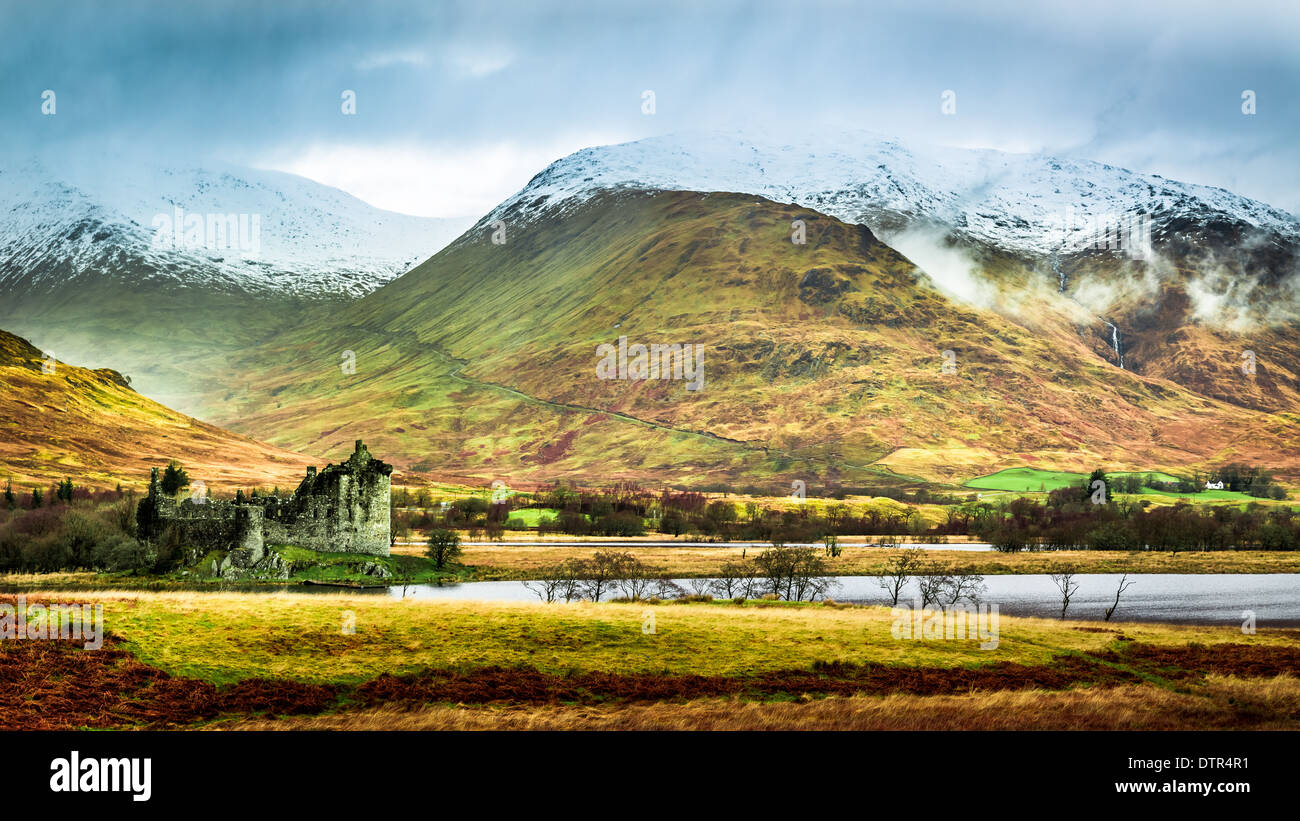 Winter landscape in Scotland Stock Photo - Alamy
