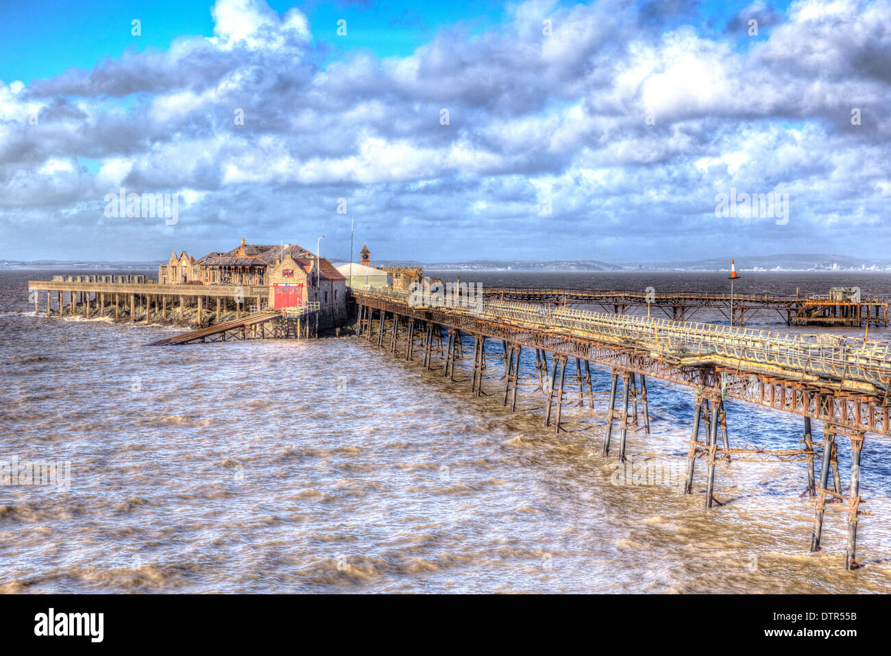Knightstone Old Pier At Weston Super Mare High Resolution Stock ...