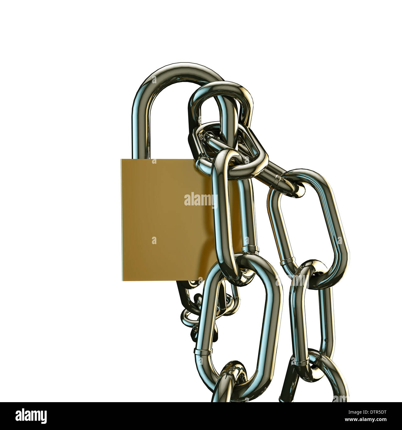 padlock isolated on white background Stock Photo - Alamy