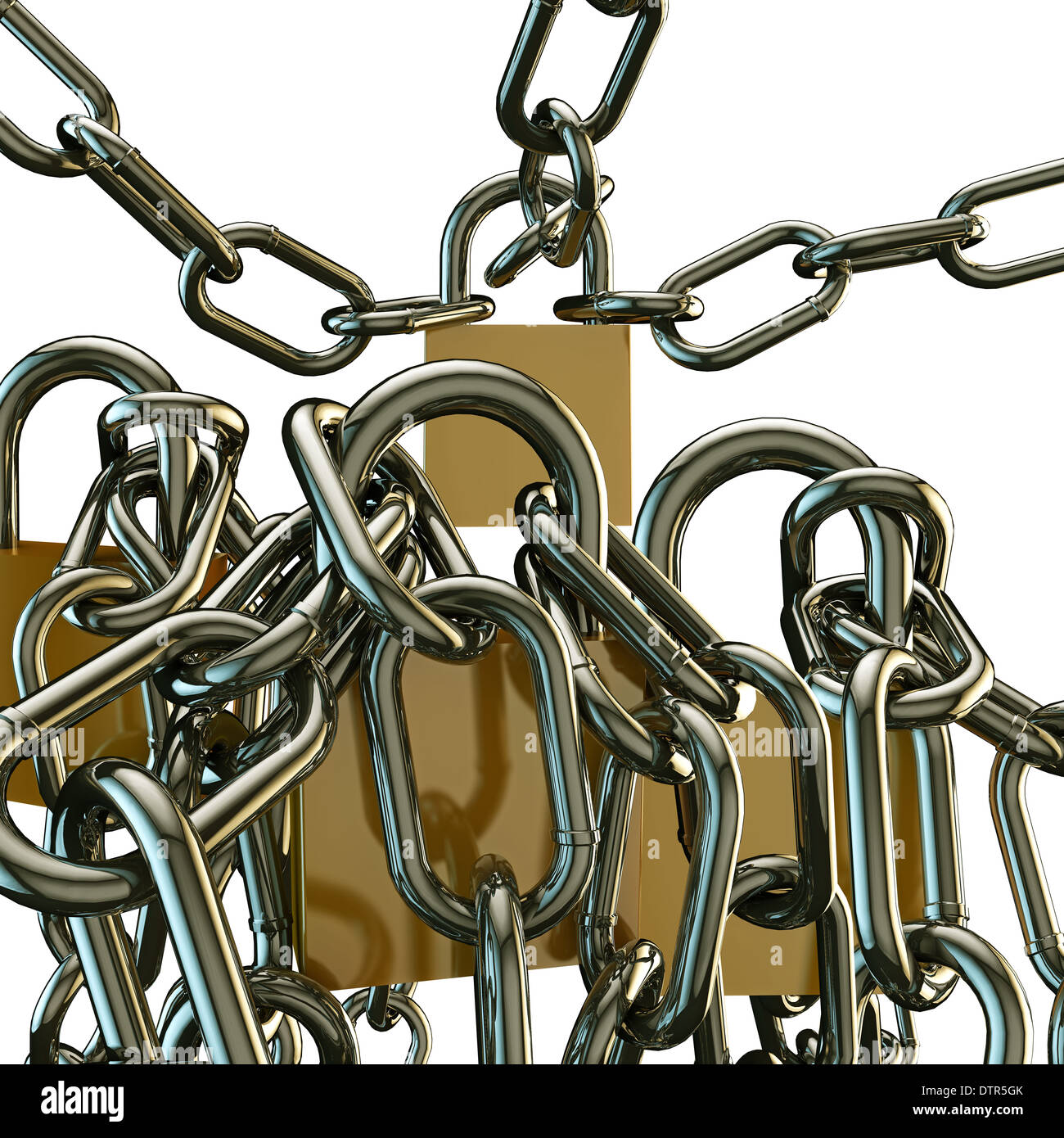 padlock isolated on white background Stock Photo - Alamy