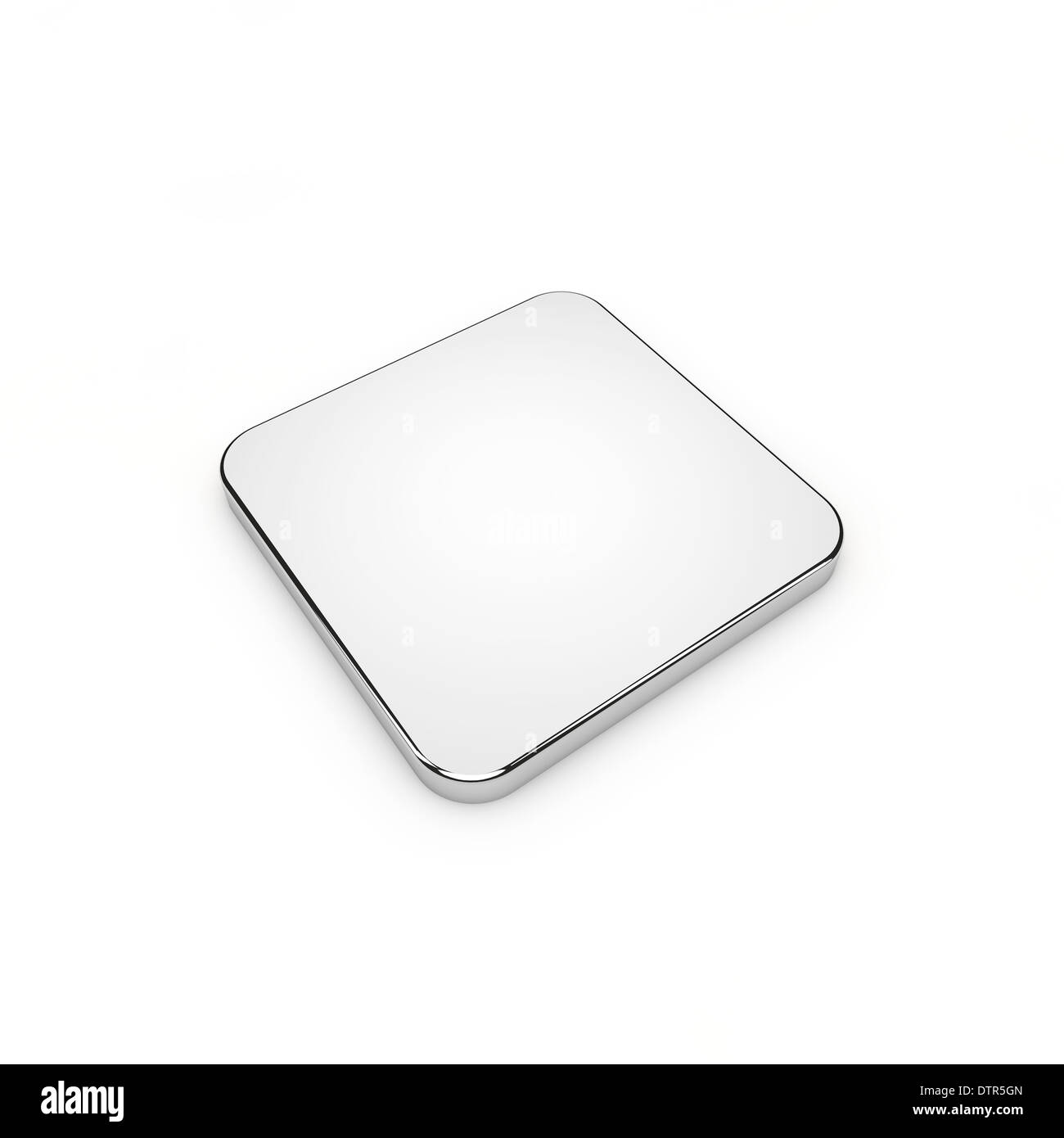 modern push button isolated on white background Stock Photo - Alamy