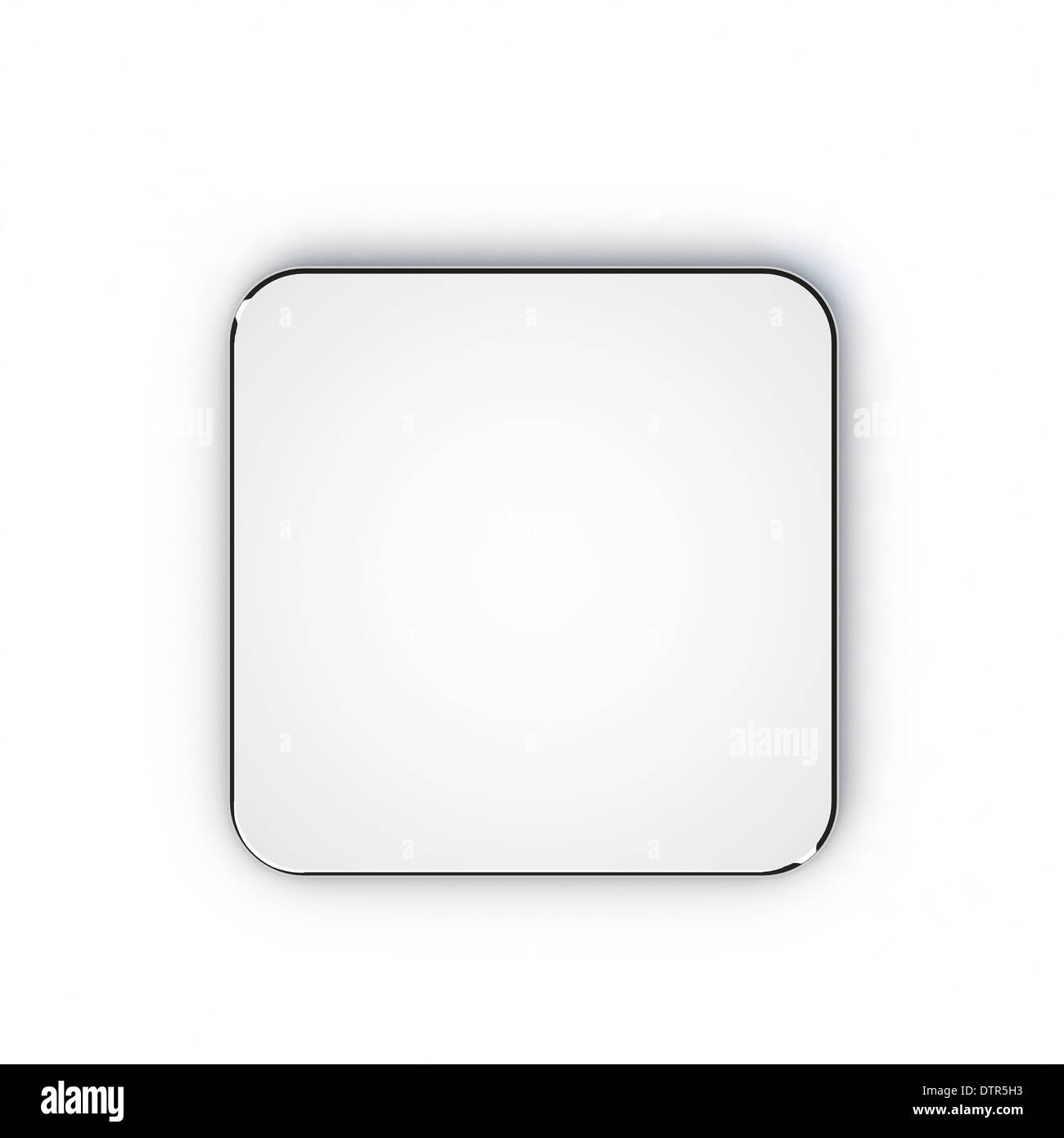 modern push button isolated on white background Stock Photo - Alamy