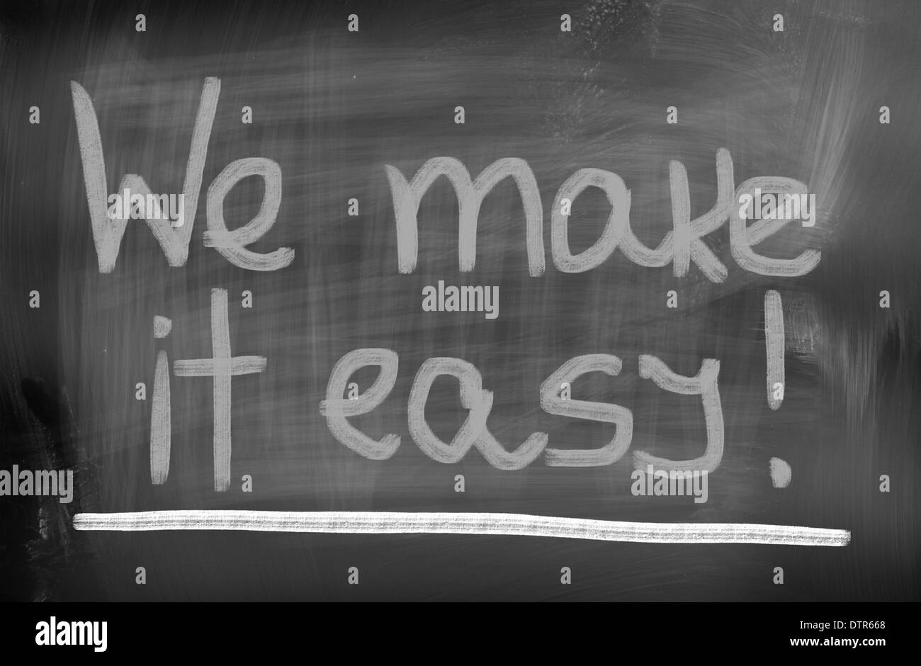 Concept Handwritten With Chalk - Color Image Stock Photo - Alamy