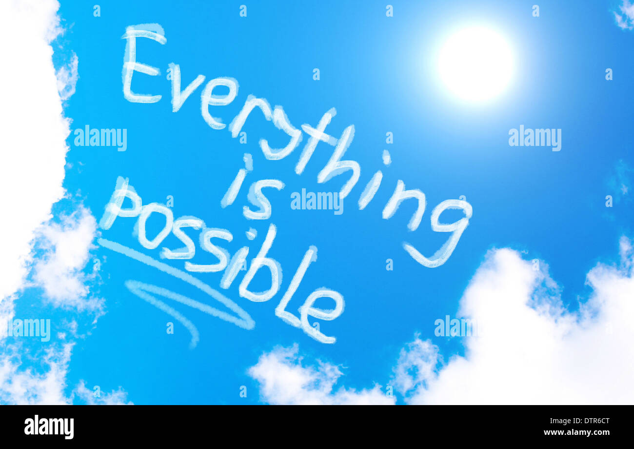 Concept Handwritten With Chalk - Color Image Stock Photo - Alamy