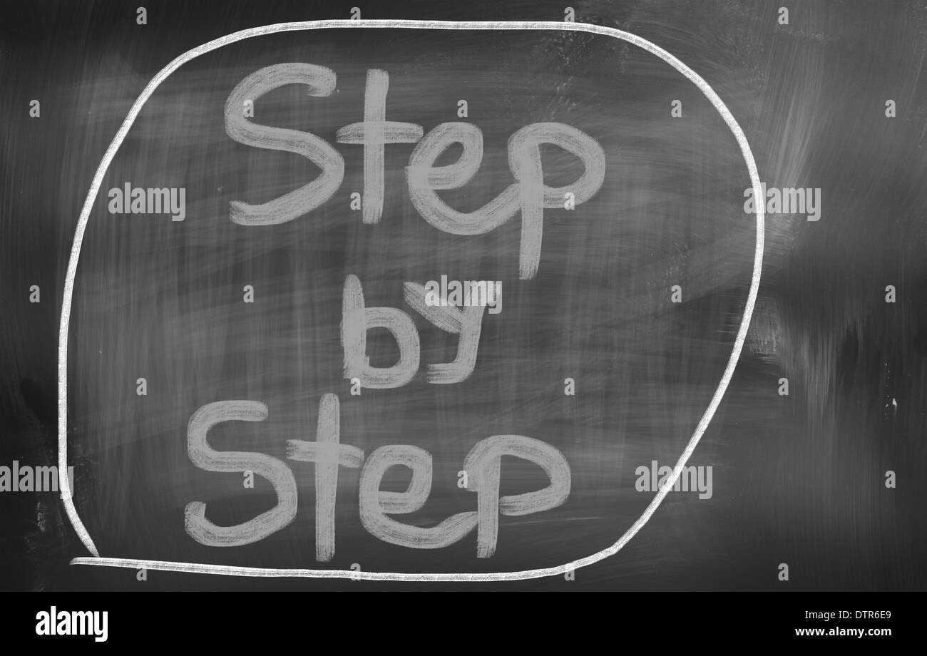 Concept Handwritten With Chalk - Color Image Stock Photo - Alamy