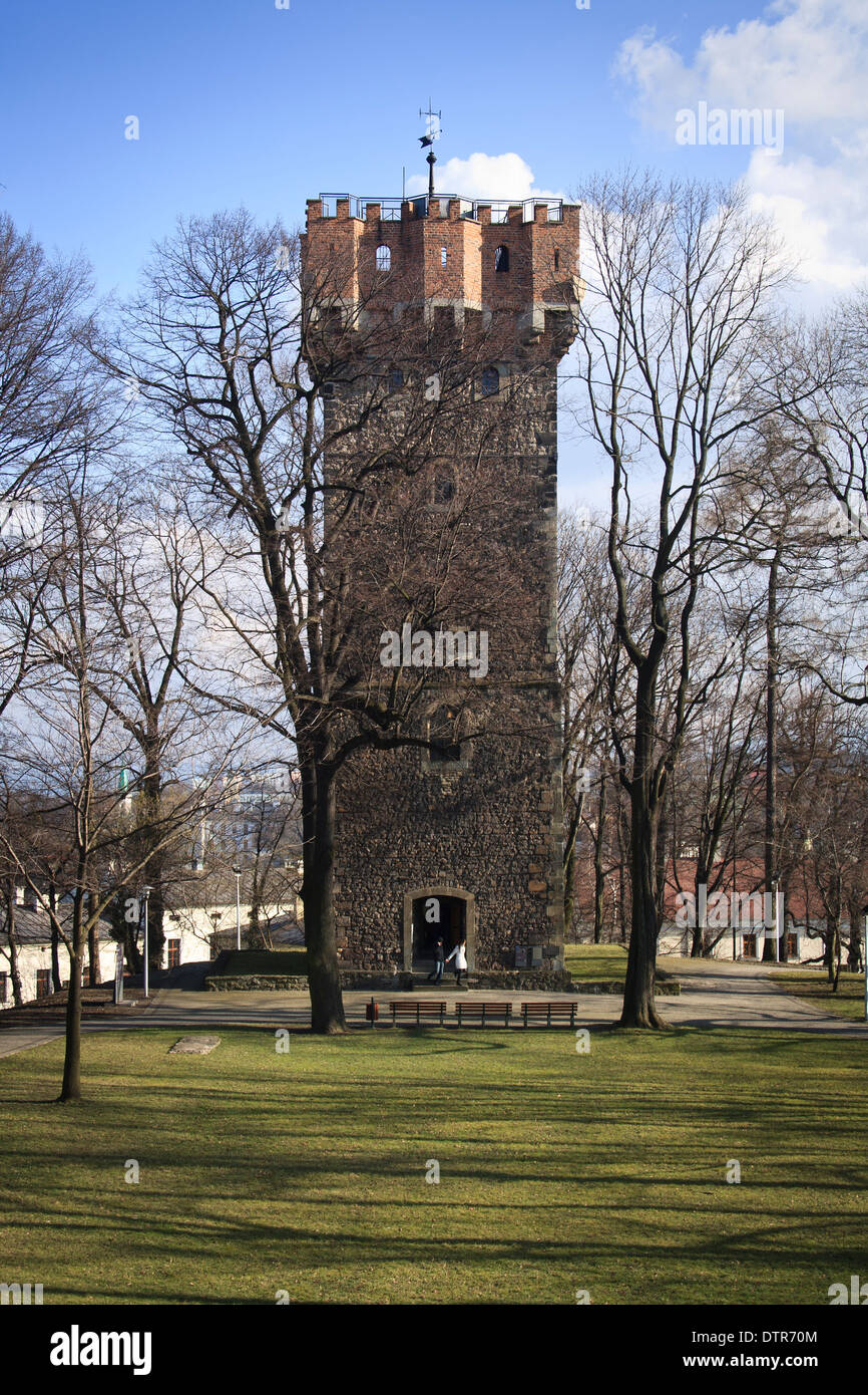 Piast Castle Tower at Castle Hill, Cieszyn, Poland Stock Photo - Alamy