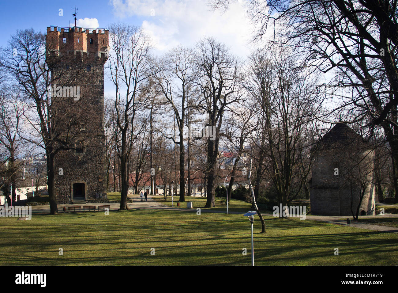 Romanesque St. Nicholas' Chapel and Piast Castle Tower at Castle Hill ...