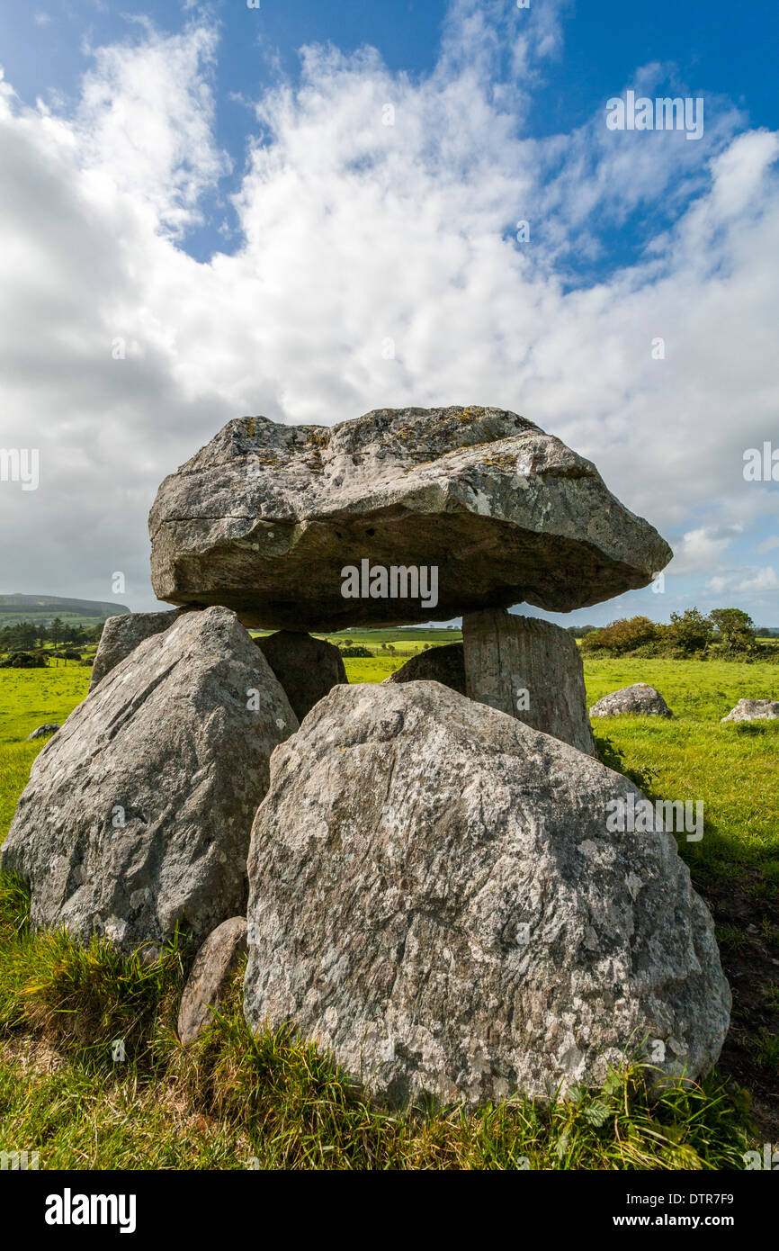 tomb 7 Carrowmore passage tomb cemetery County Sligo Ireland Stock ...
