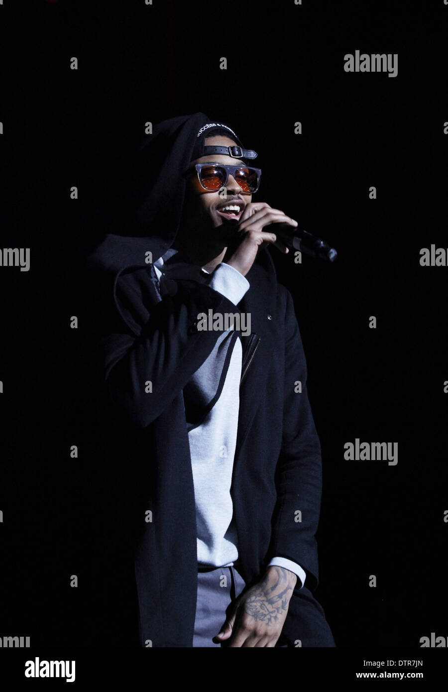 Las Vegas, Nevada, USA. 22nd Feb, 2014. Singer August Alsina performs ...